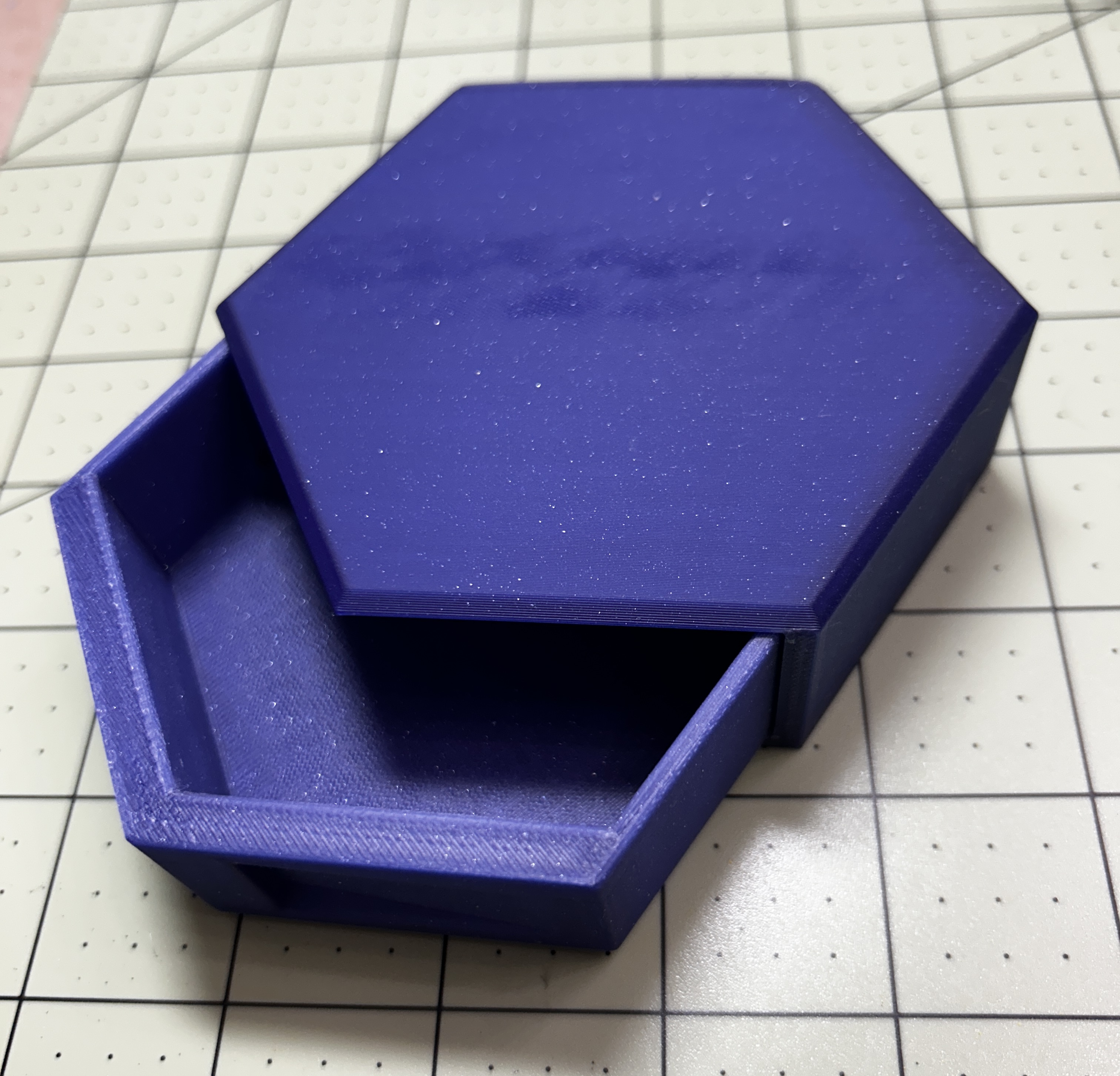 Hexagon base with drawer by StormKat | Download free STL model ...
