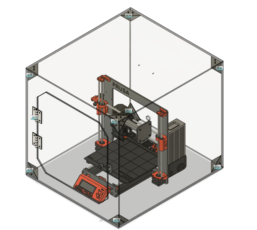 Prusa enclosure by Šimon | Download free STL model | Printables.com