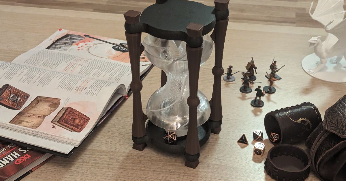 The Hourglass of Good Luck, a single-tool multicolor Dice Tower by ...