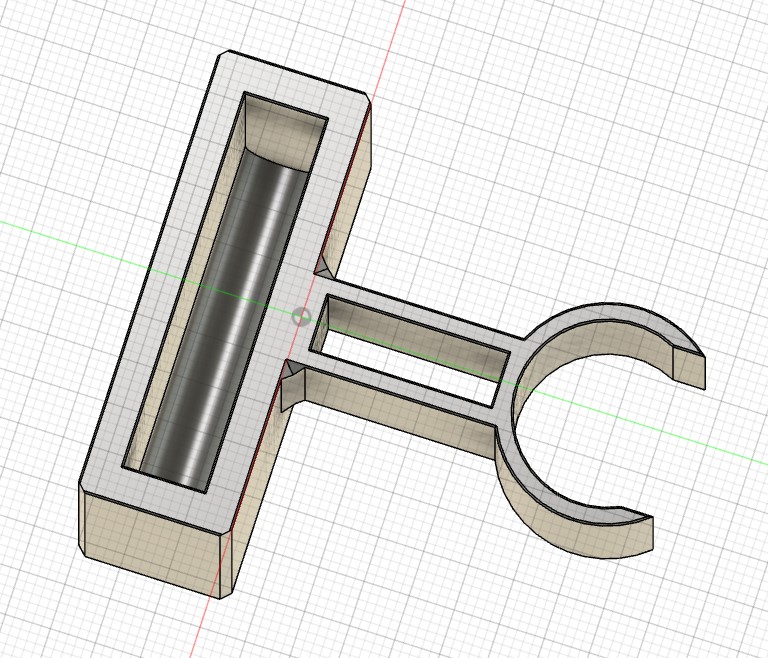 Holder for a tiny remote control by mkrz | Download free STL model ...