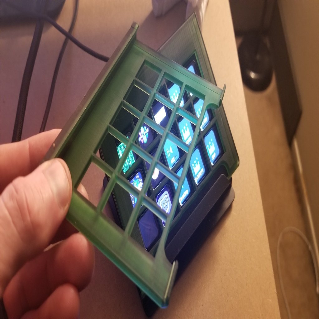 Stream Deck Cover/Custom Facewplace (Elgato 15 Key Stream Deck) by ...