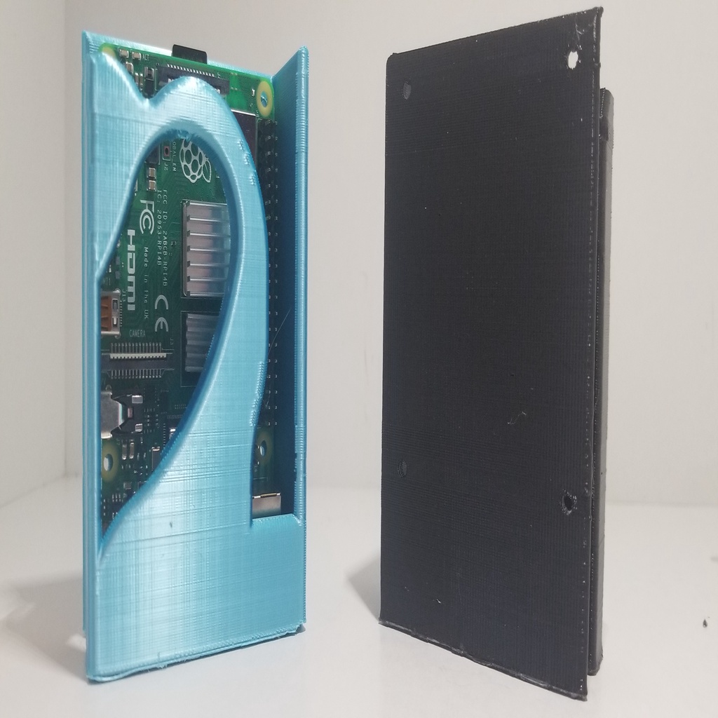 Raspberry Pi 4/4b Case (No supports - Single Print - Mountable version ...