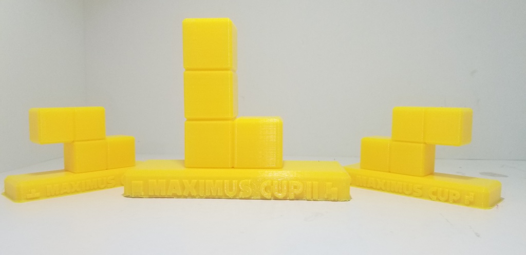 Tetris Trophies (all 7 pieces) - Maximus Cup Tetris 99 - Nintendo ...