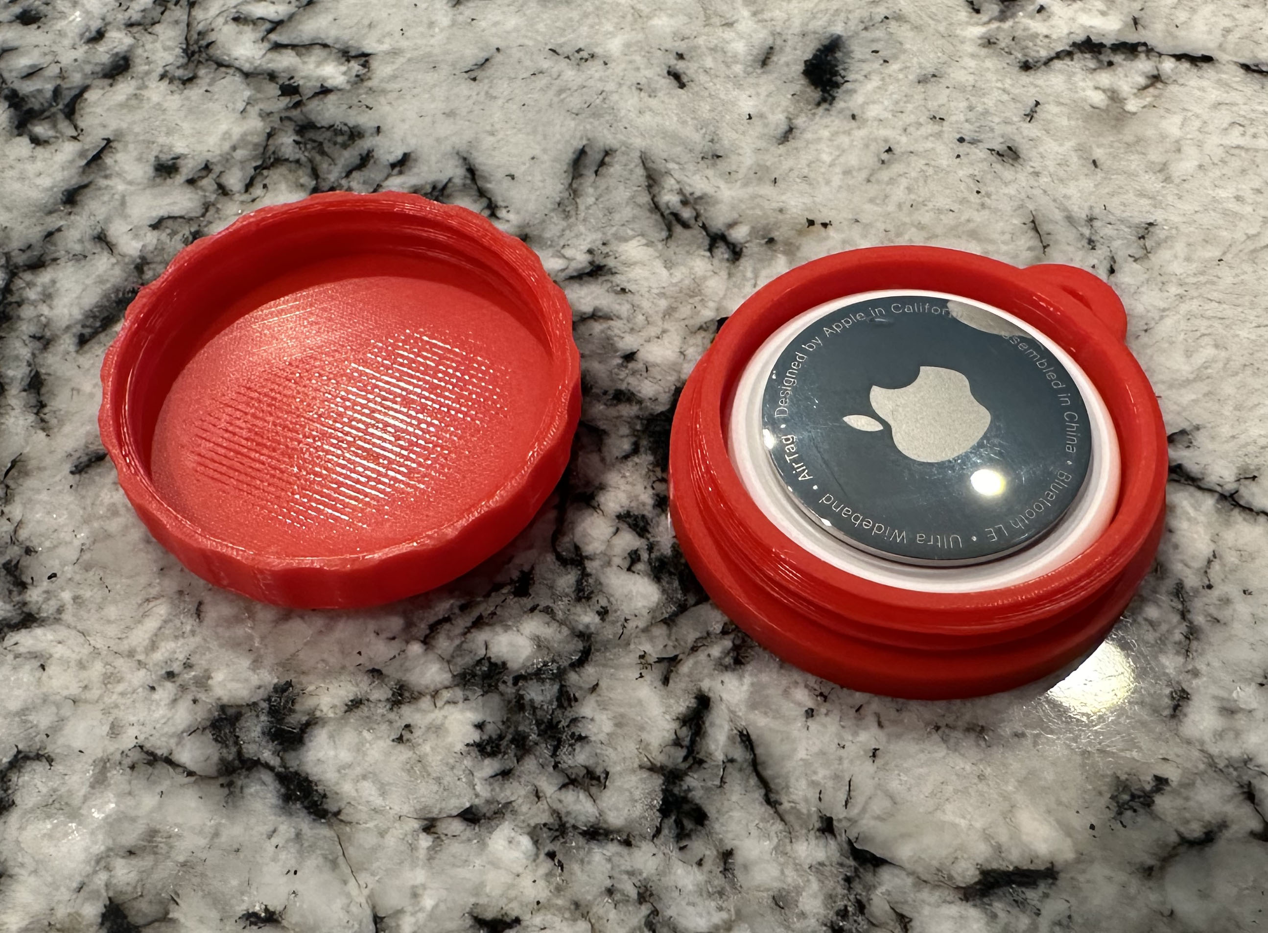 Apple AirTag Keyring by JR | Download free STL model | Printables.com