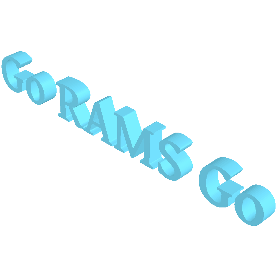 Go RAMS Go by Finn Tietjen | Download free STL model | Printables.com