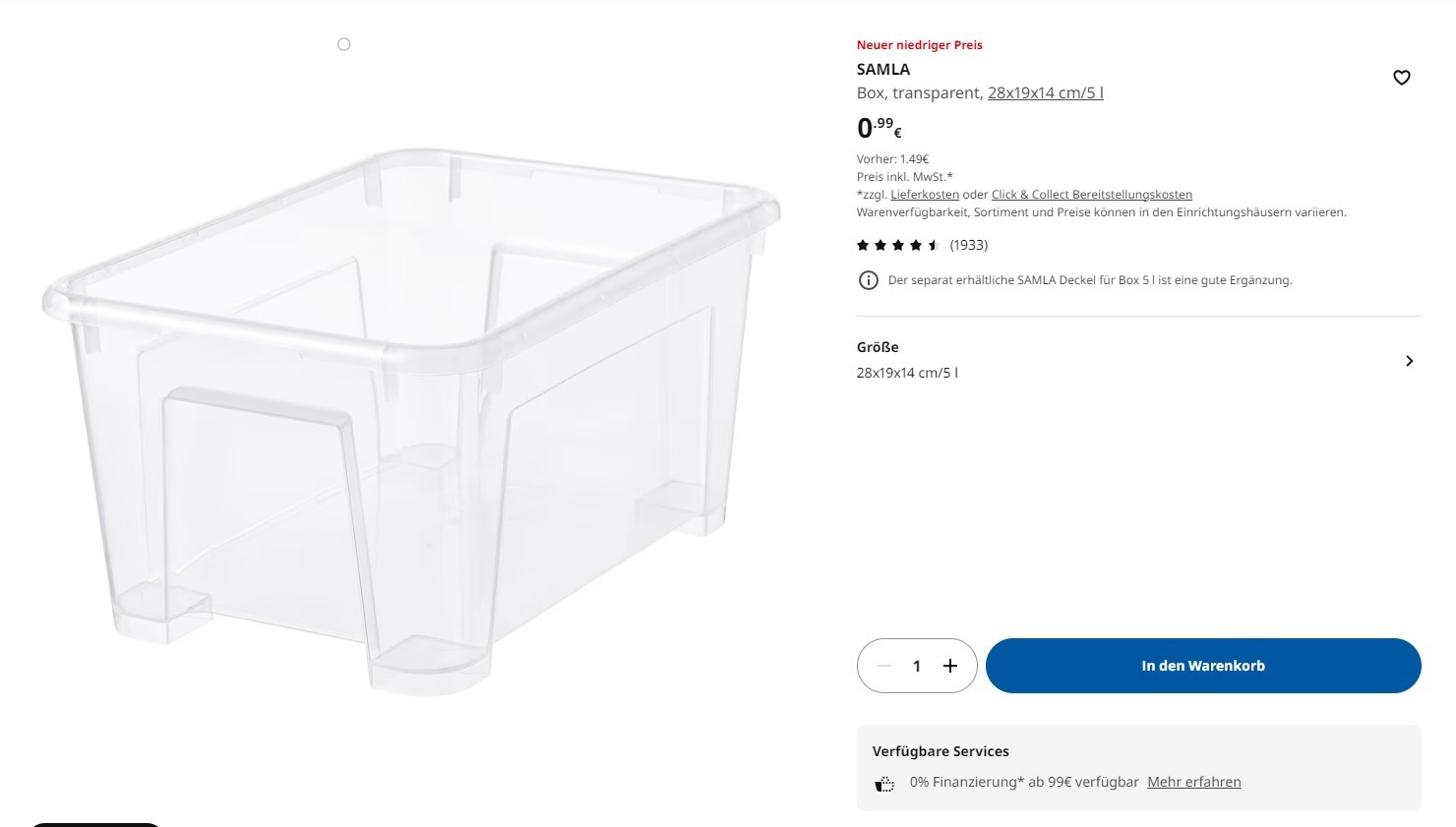 Füße/Feet for IKEA Samla by Jonas | Download free STL model | Printables.com