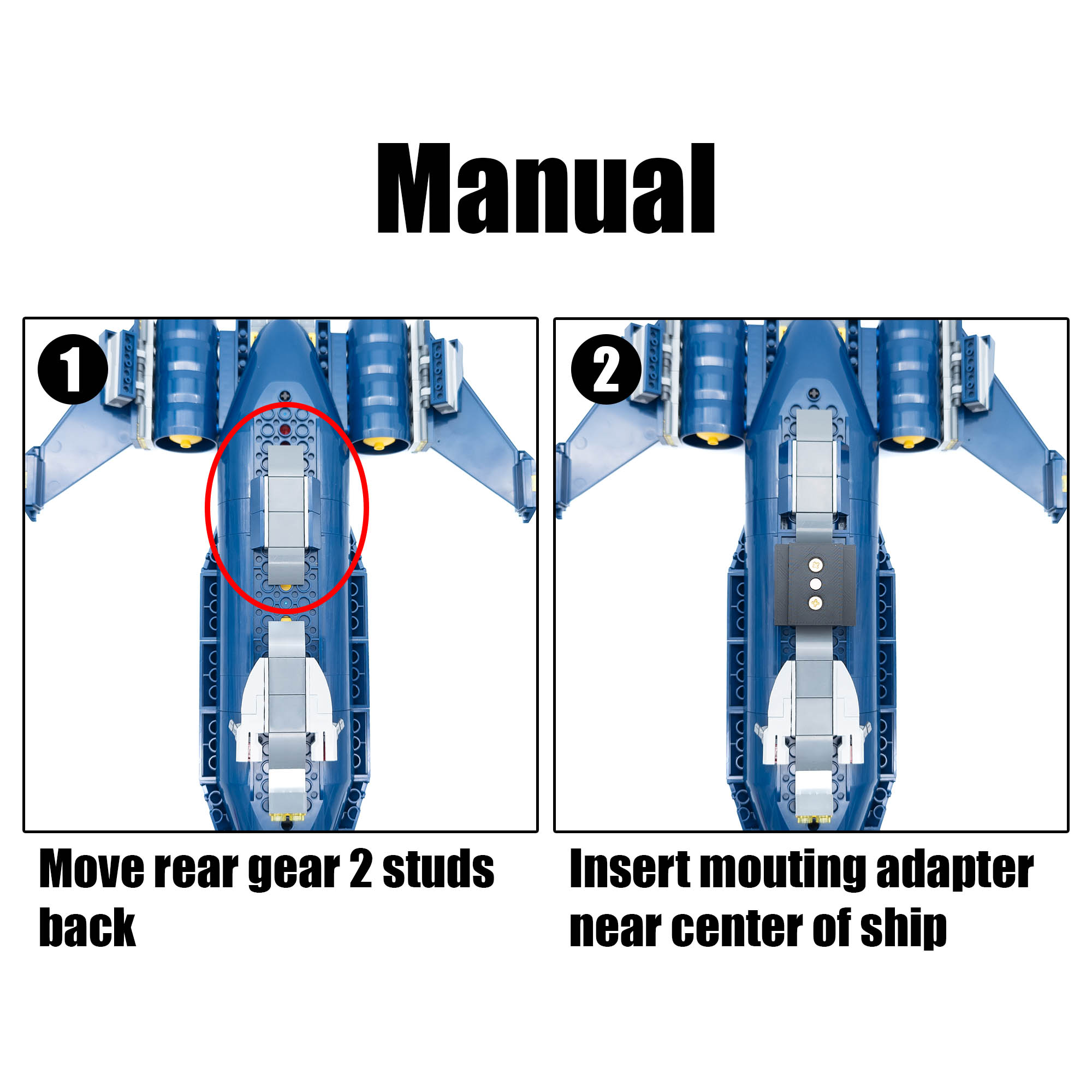Display Stand for LEGO 76281 X-Men X-Jet [last update 21.04.2024] by ...