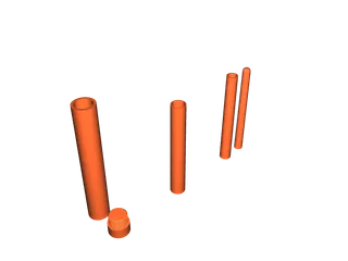 Collapsing baton / stick by Ahmed Alzhrani | Download free STL model ...
