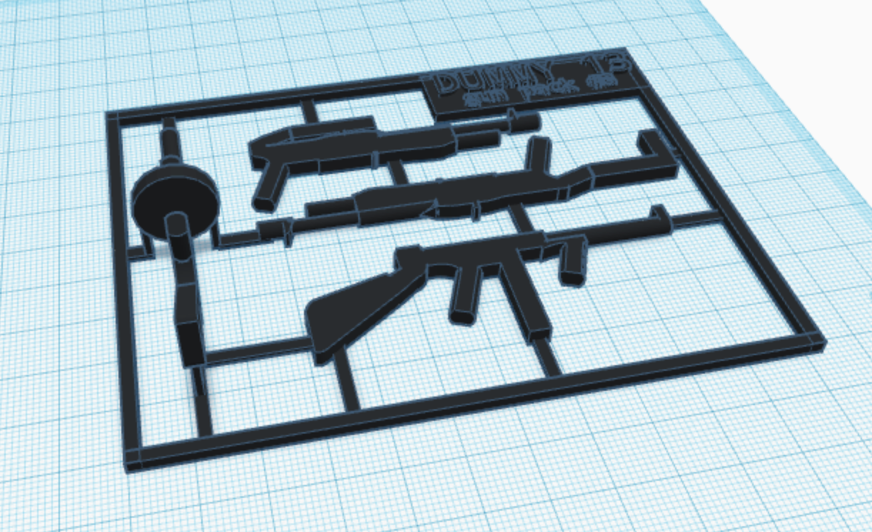 dummy 13 gun pack #3 by Random-name | Download free STL model ...