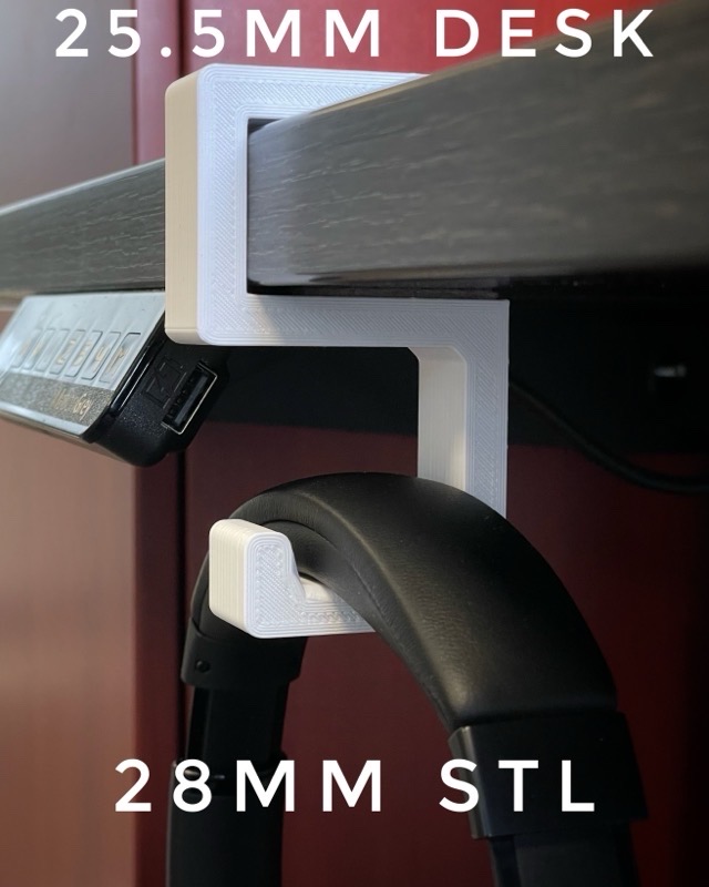 Under-Desk Hook by maker-tgin | Download free STL model | Printables.com