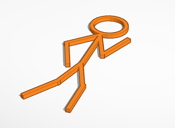 stickman wall art por salmon | Descargar modelo STL gratuito ...