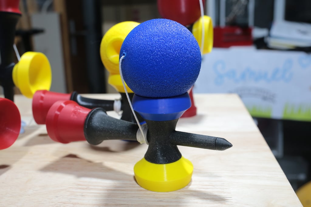Kendama - Pokeball by Rittai 3D Design | Download free STL model ...