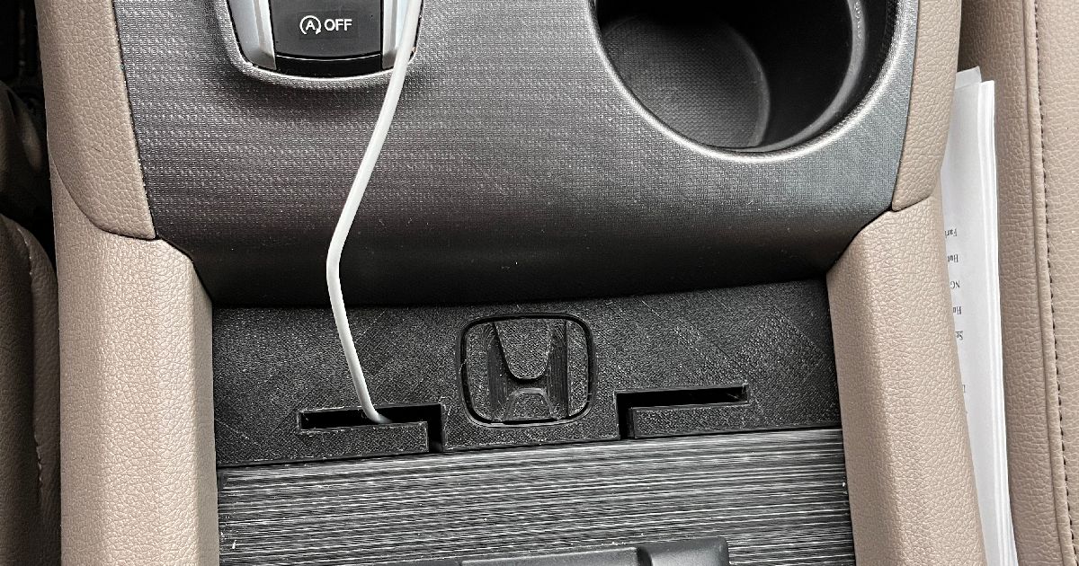 Honda Ridgeline Center Console Cable Management Insert by Derrick ...