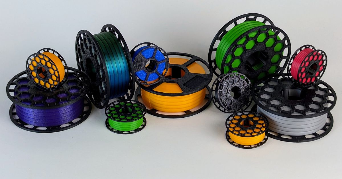 Mini Filament Spools for Swatches and Collecting par Grandpa 3DPrints ...