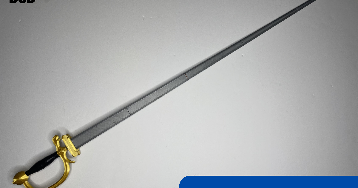 Prop American Officer's Revolutionary War Sword by Devise3D ...