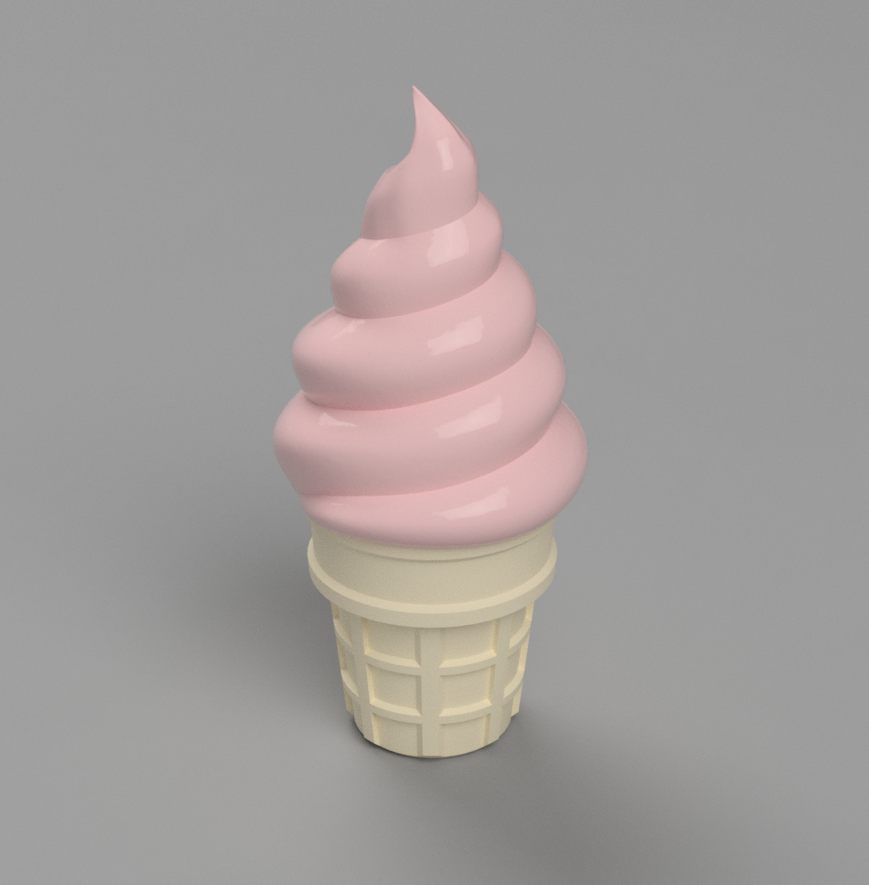 Novelty Ice Cream Cone Containers by Bearded Printer | Download free ...