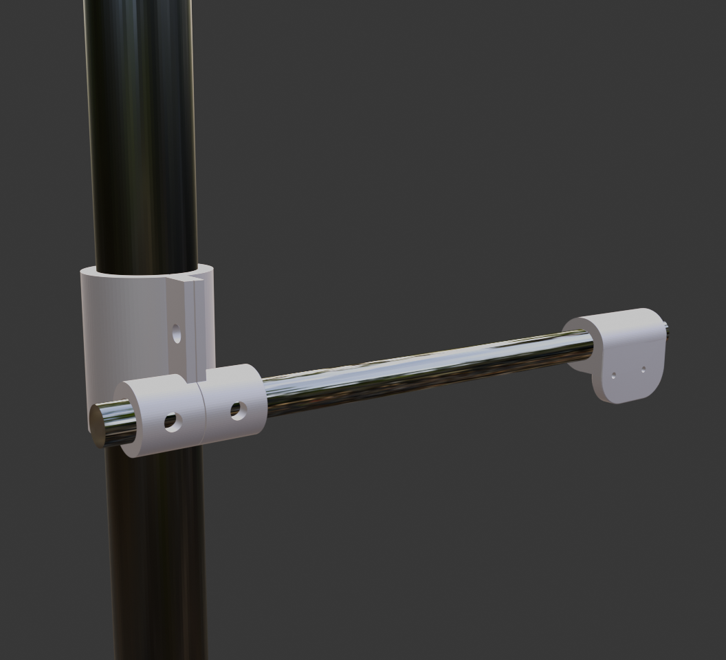 Modular Arm for Xiaomi Outdoor Camera by CUT3D | Download free STL ...