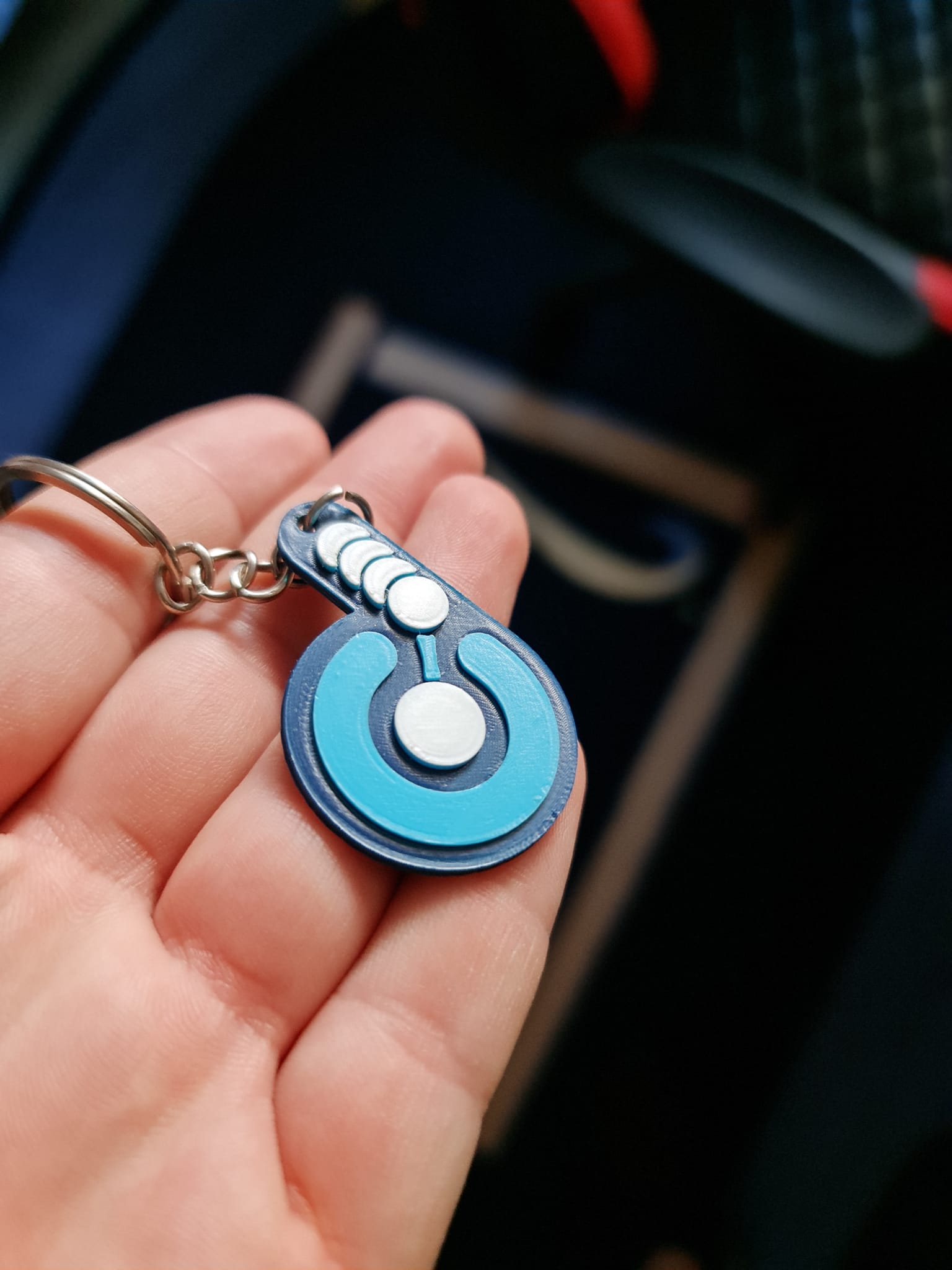 Logo Keychain with NFC - used as business card, WiFi-connector and many ...