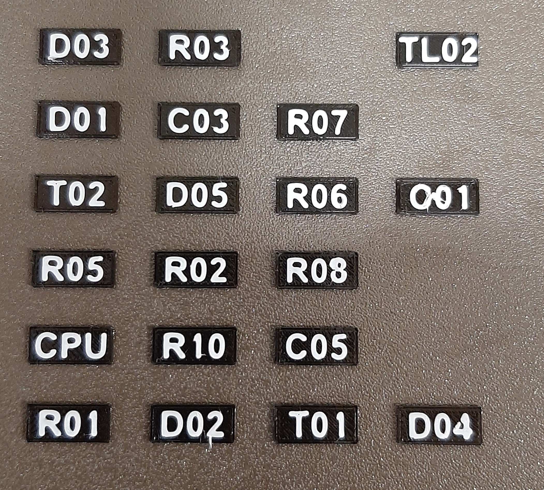 Labels for SMD Component Storage box by martin_pihrt | Download free ...