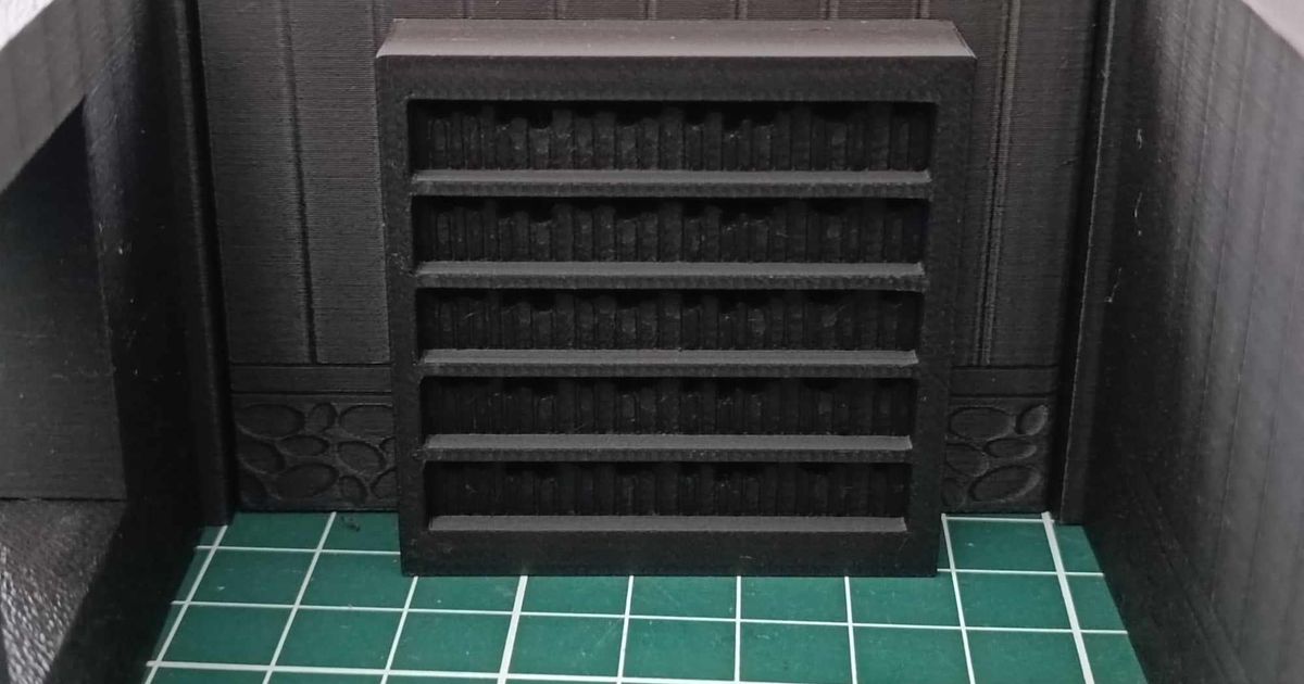 TTRPG - Bookshelf by Emmaka | Download free STL model | Printables.com