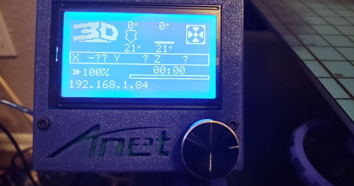 Ender 3 Display Housing for Anet A8 Plus by faultedlogic | Download ...