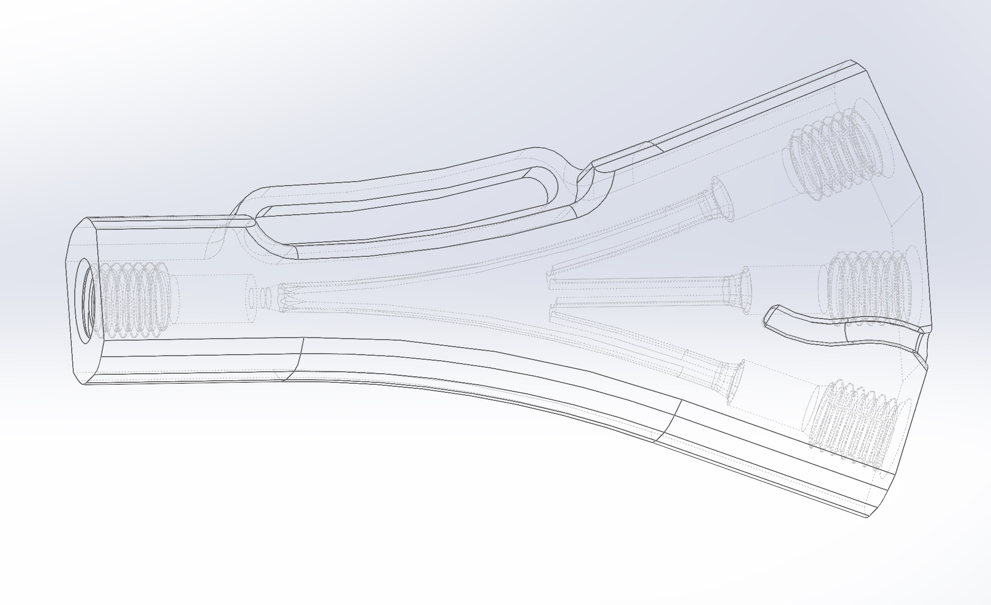 Filament Y-Splitter for Bambu Lab Printers with AMS (3 way) by Karol ...