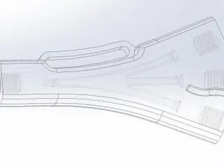 Filament Y-Splitter for Bambu Lab Printers with AMS (3 way) by Karol ...