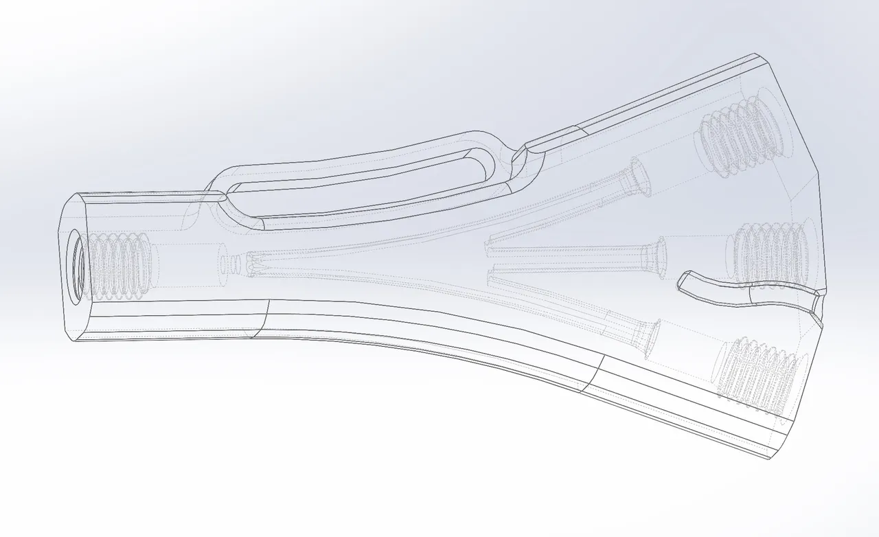 Filament Y-Splitter for Bambu Lab Printers with AMS (3 way) by Karol ...