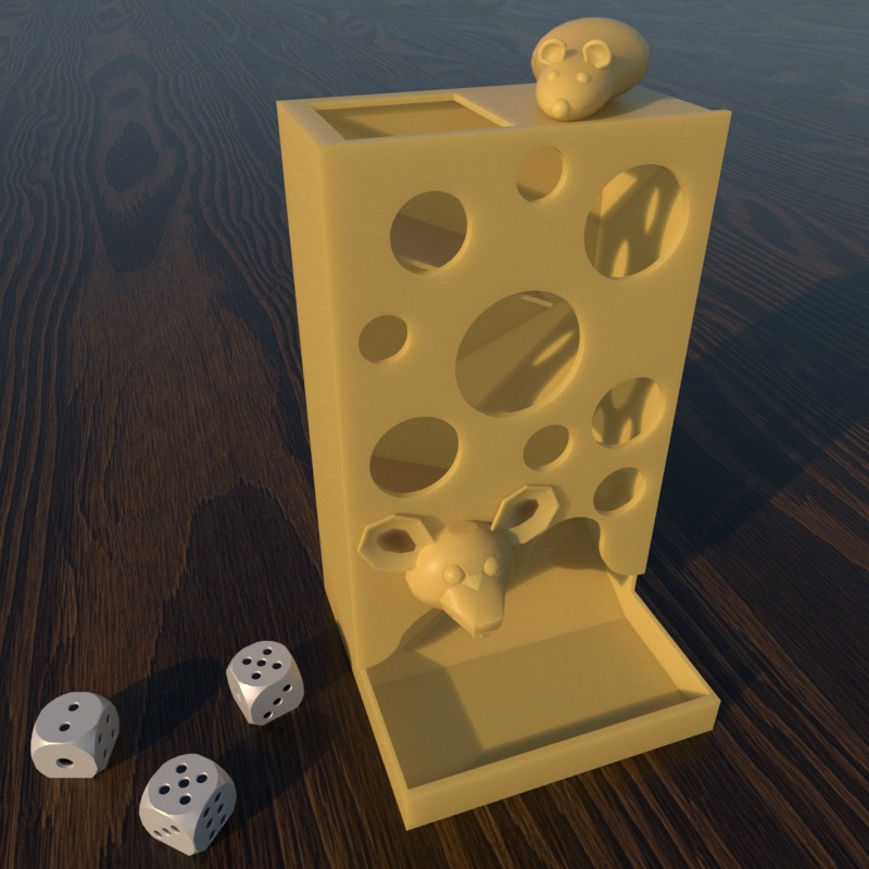 Dice Mice Tower by Pete | Download free STL model | Printables.com