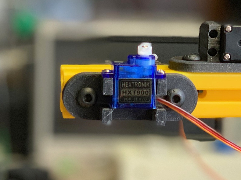 Micro servo horizontal mount for 8020 series 10 by ...