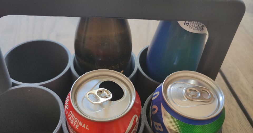 Six-pack handle by Klitgaard | Download free STL model | Printables.com