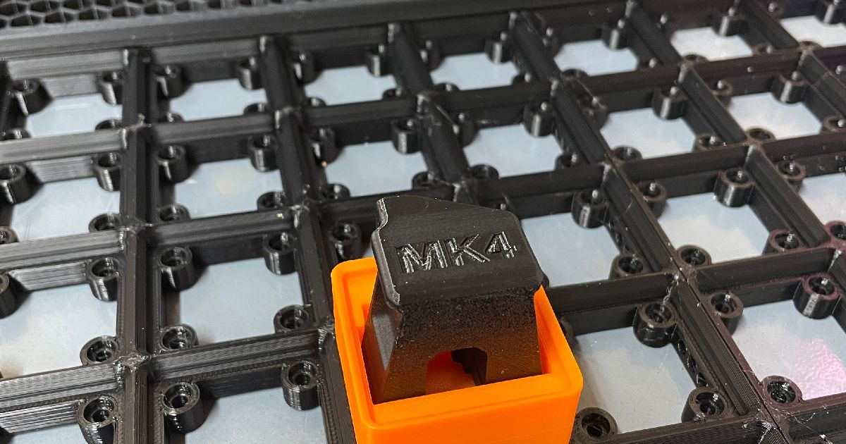 Gridfinity bin for Prusa MK4 nozzle replacement tool by Douglas Hale ...