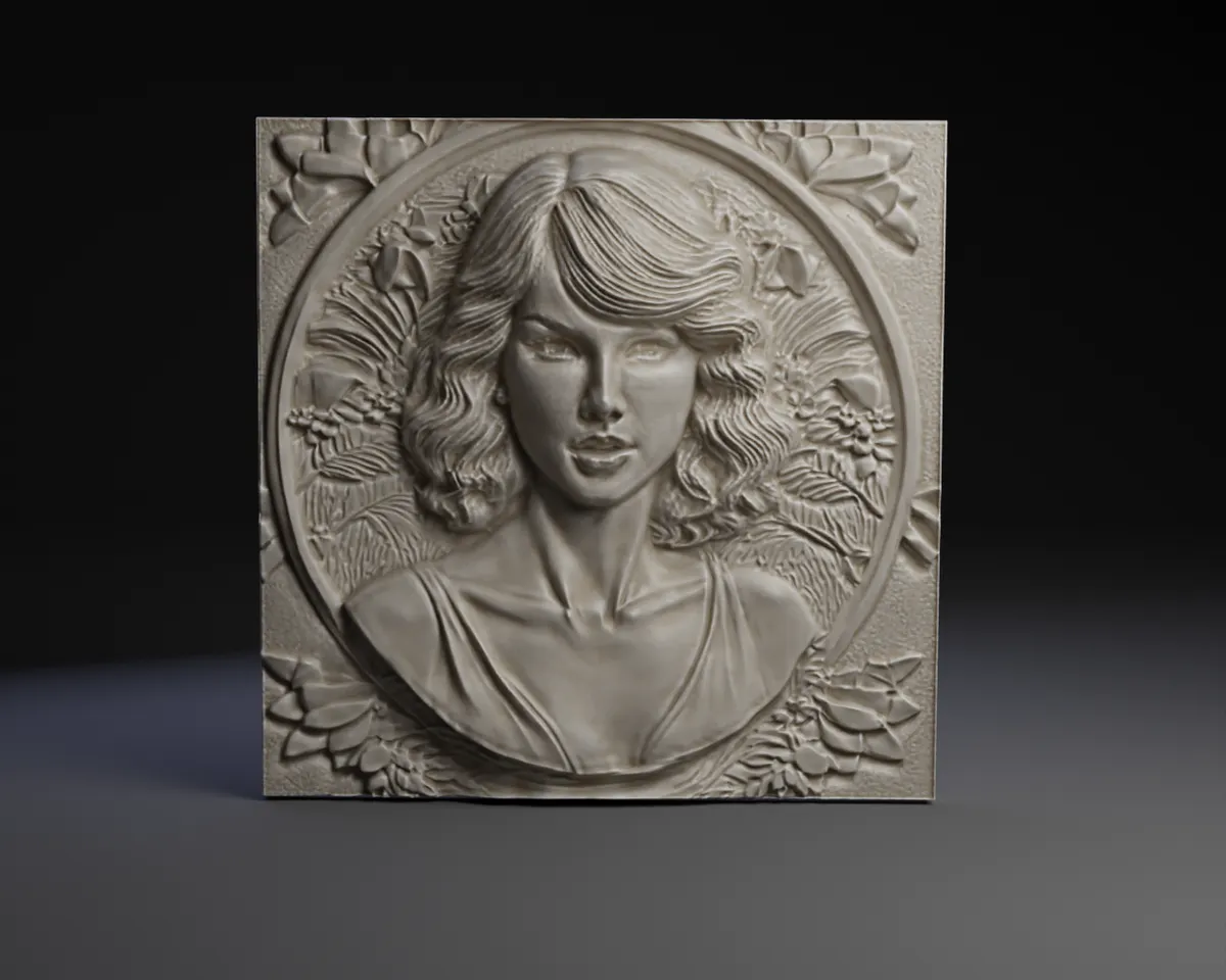 Taylor Swift Plaque by Peter Farell | Download free STL model ...