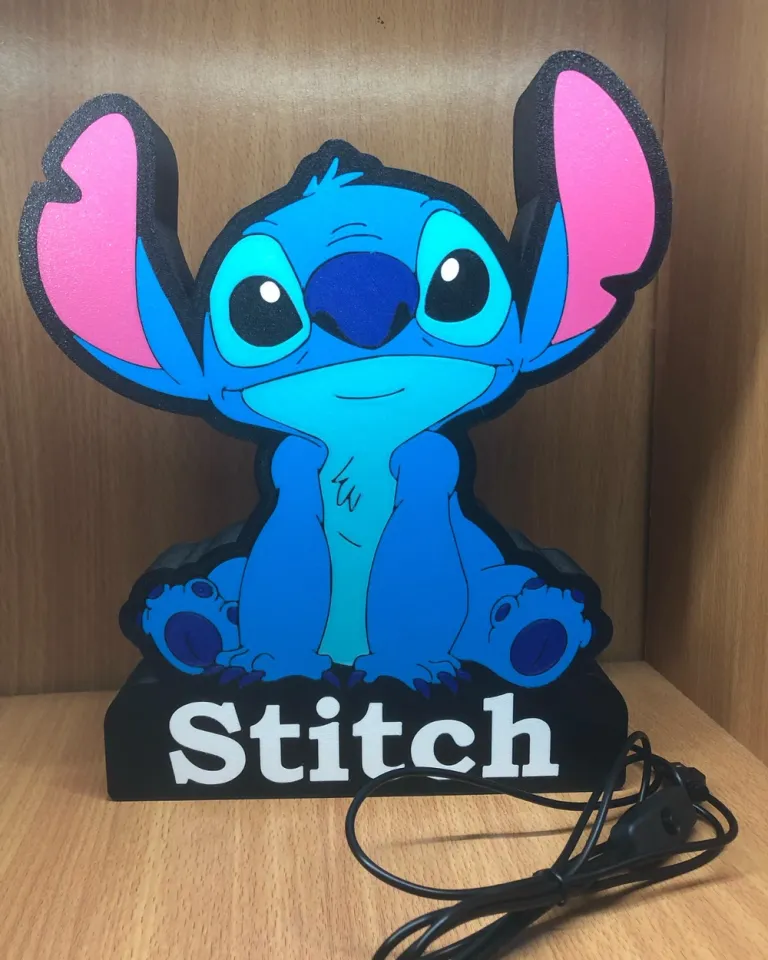 Stitch Lightbox LED Lamp by Magic Studio 3D | Download free STL model | Printables.com
