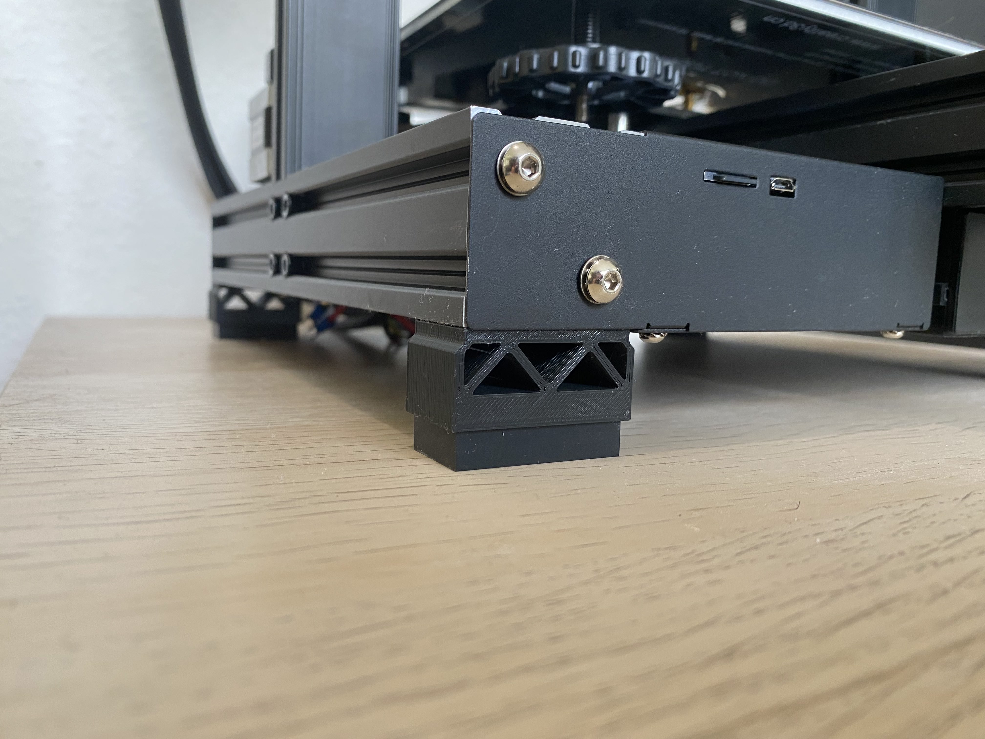 Ender 3v2 Neo Riser Feet 25mm by Waterflyyy | Download free STL model ...