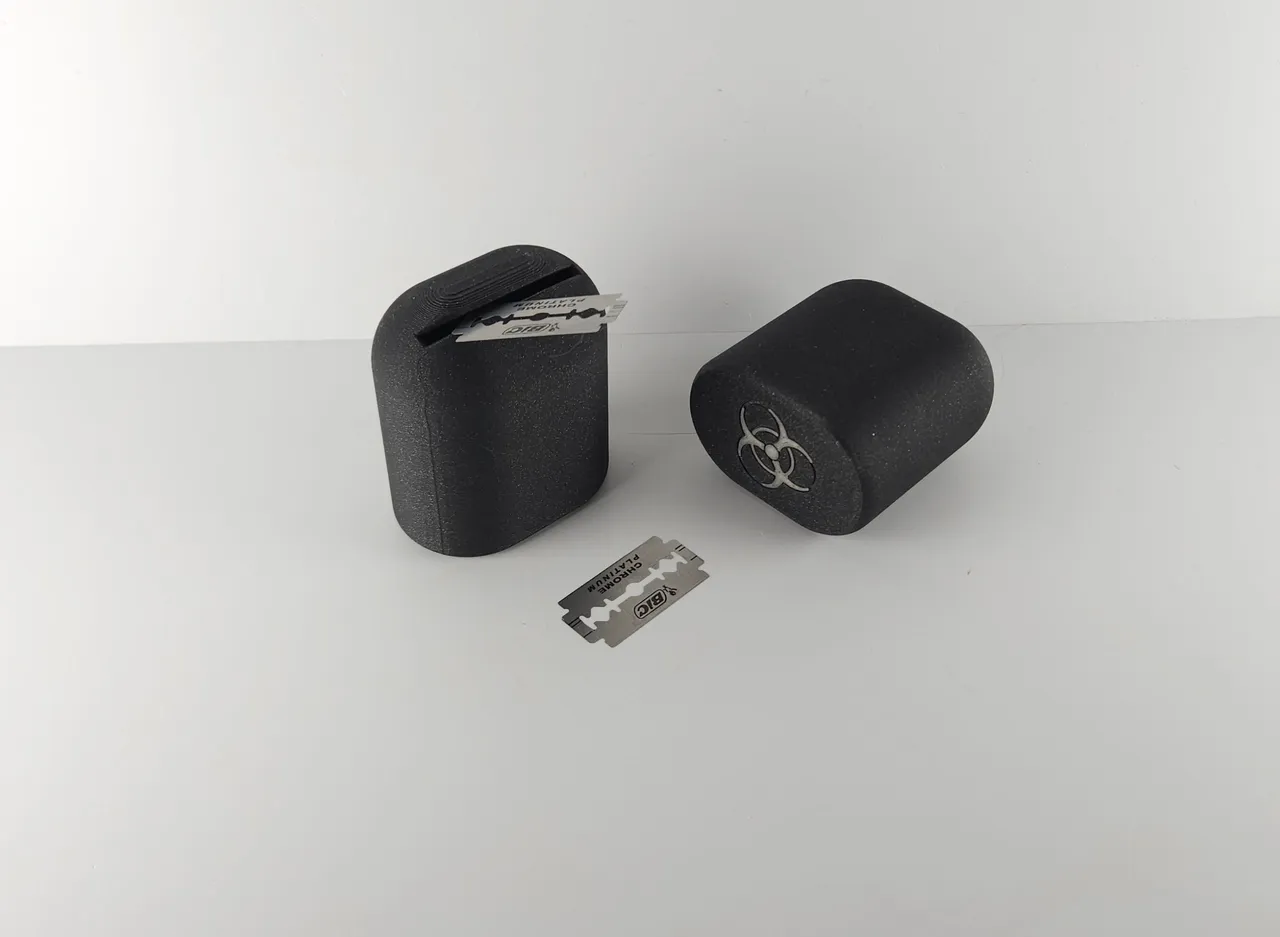 Razor Disposal Bin by SMACKMAX_ | Download free STL model | Printables.com