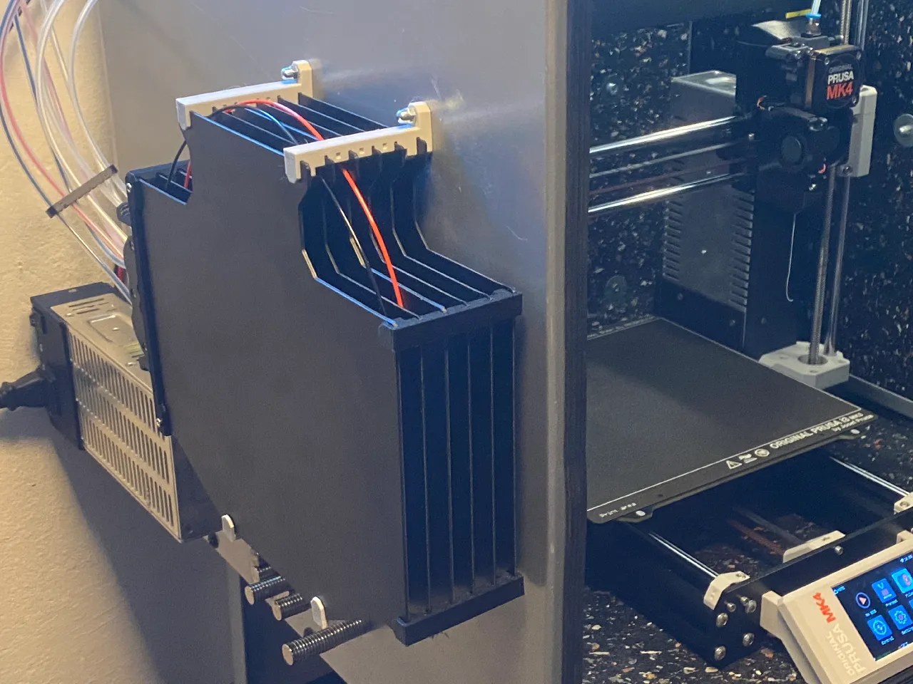 Side mount for MMU3 buffer by Per Mejdal Rasmussen | Download free STL ...