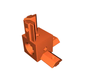 Connection 3Way CUBE Corner Bracket _Profile 2020 M4 Thread by ...