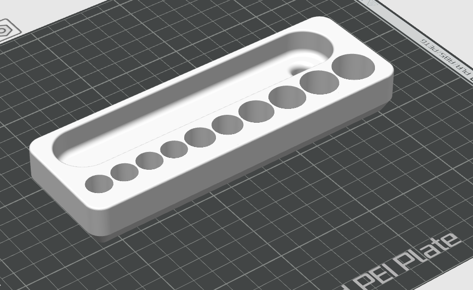 Socket set inlay for 1/4" ratchet wrench by Hobbyist_Printer | Download ...