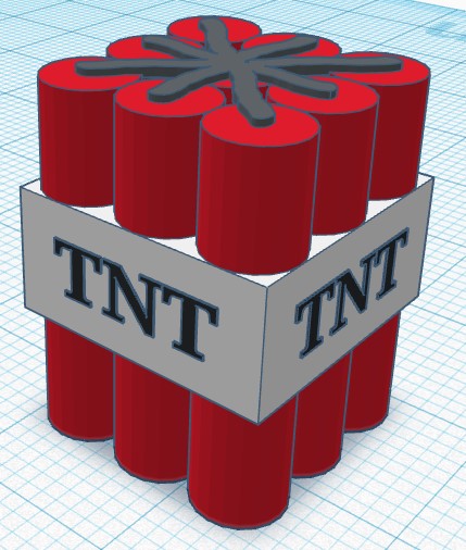 TNT Minecraft by tb33 | Download free STL model | Printables.com