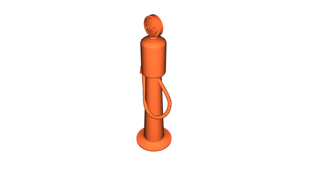 1920s Esso Gasoline Pump 1/64 Scale by Tyler Wiebe | Download free STL ...