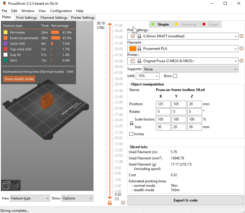 Prusa on-frame toolbox by mradovan | Download free STL model ...