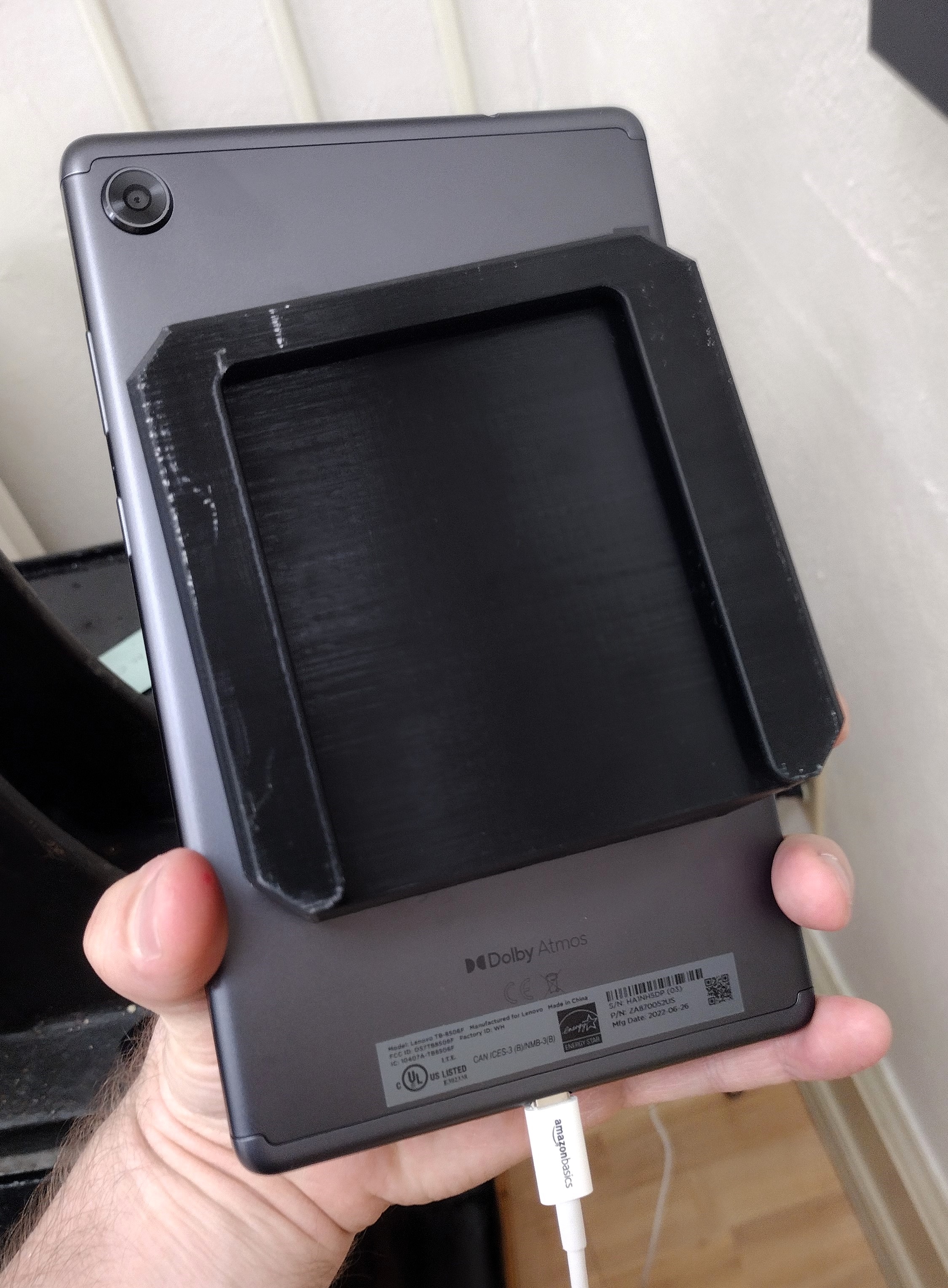 Inclined two way small tablet wall mount by Bounet | Download free STL ...
