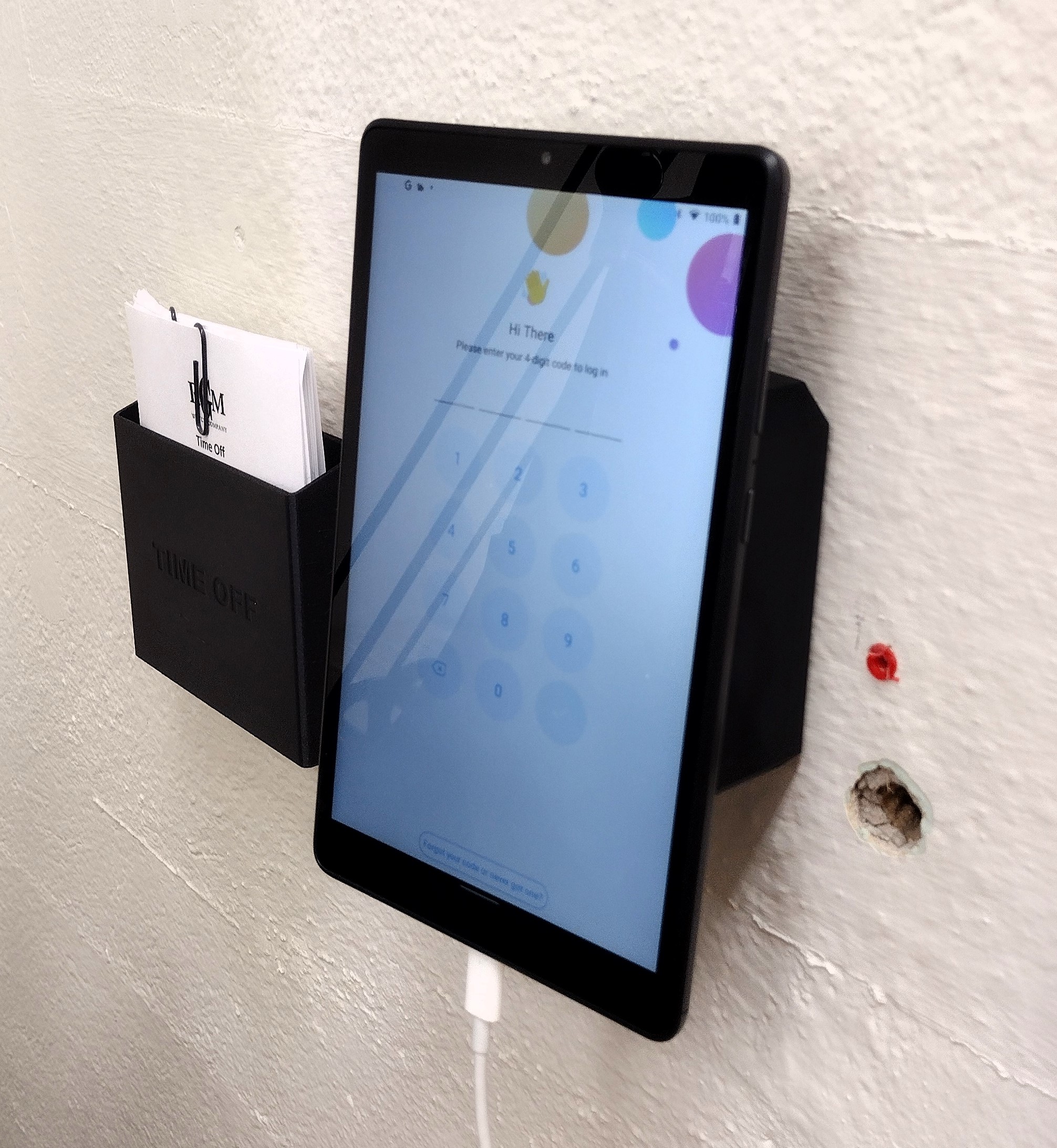 Inclined two way small tablet wall mount by Bounet | Download free STL ...