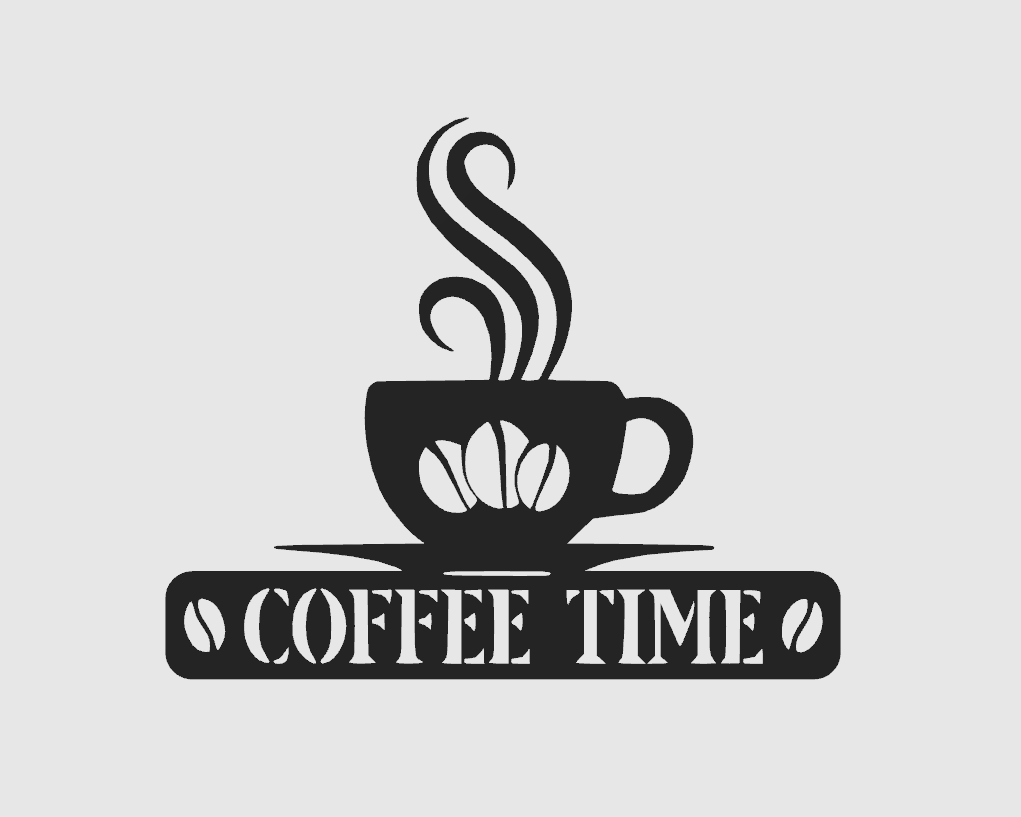 Coffee time - wall art by klimoma | Download free STL model ...