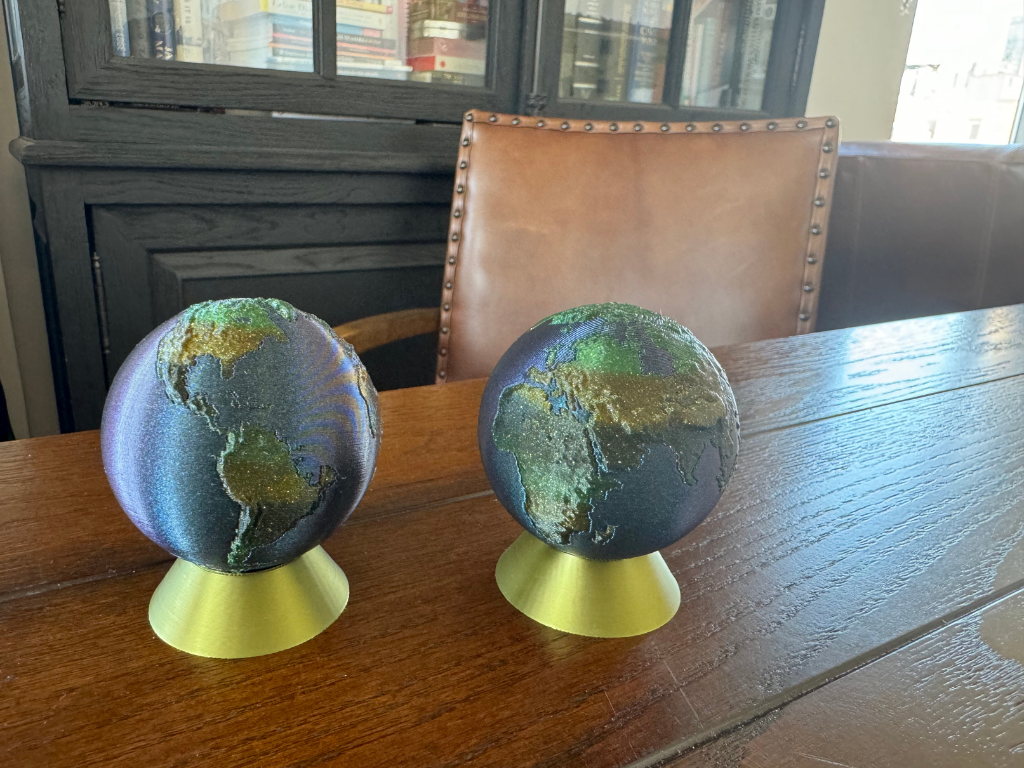 3D Earth Model from 48K Displacement Map by Kaylyn | Download free STL ...