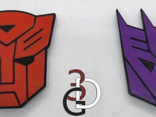 Transformers themed magnets by 3D Gene Designs | Download free STL ...