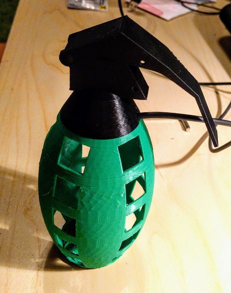 Keyboard Hand Grenade by Christian | Download free STL model ...
