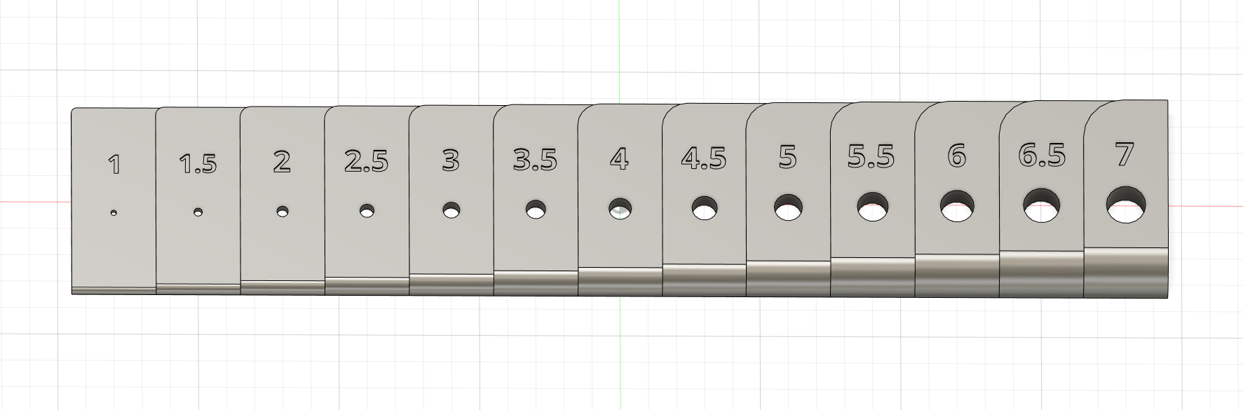 Gauge Block Strip by crashkg | Download free STL model | Printables.com