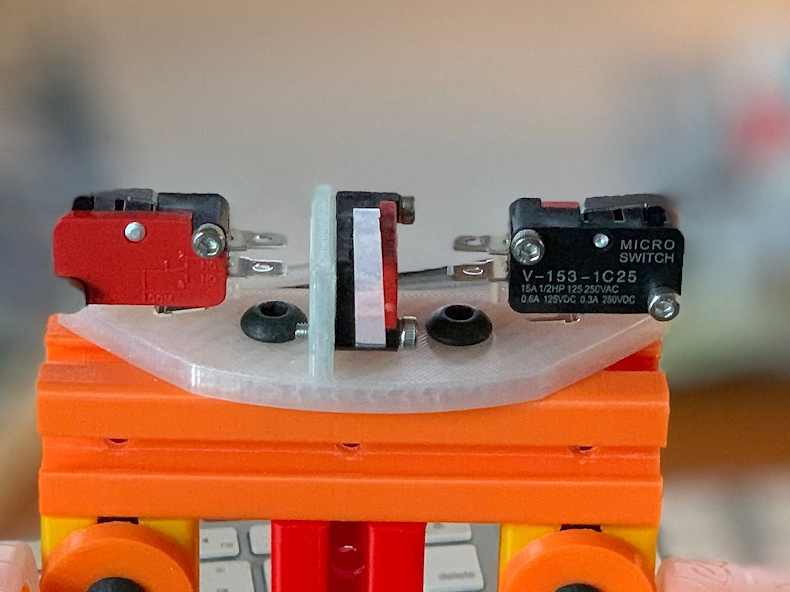 Micro Switch mount for a robot wall detector using an 8020 Series 10 ...